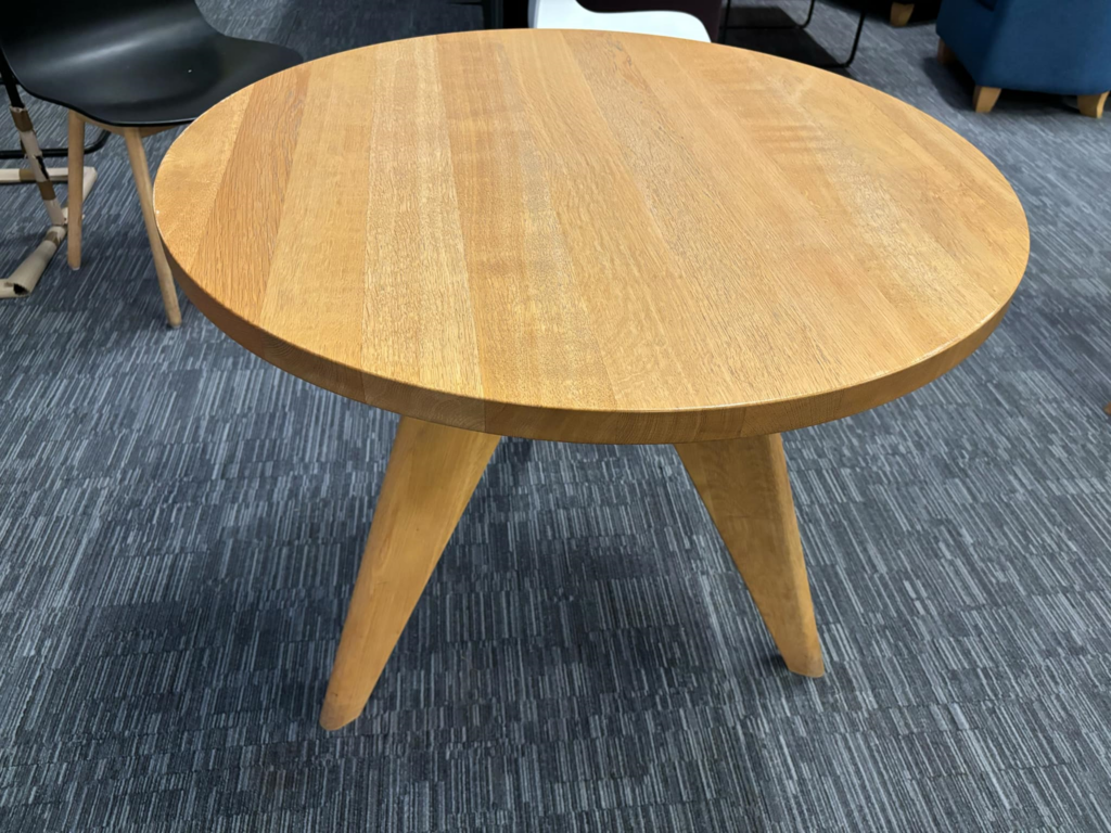 Oak Round Table - Recycle Scotland