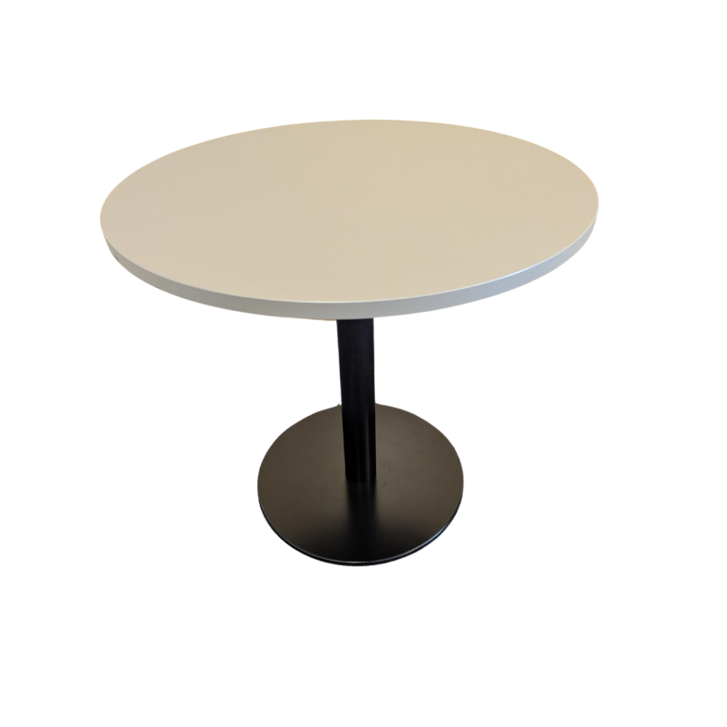 Circle Grey Breakout Table - Recycle Scotland